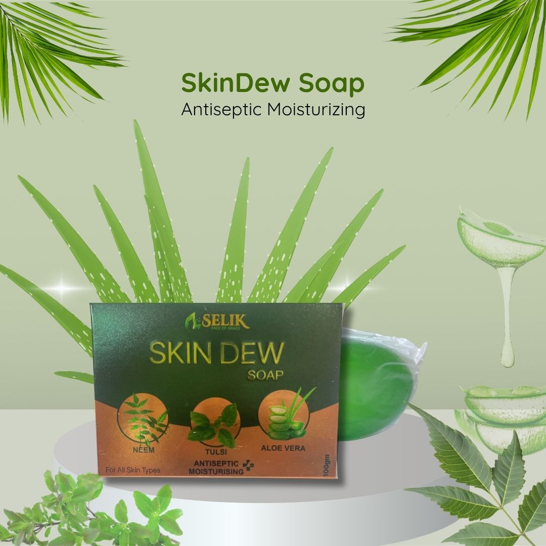 Skin Dew Antiseptic Moisturising Soap |100gm - Selik Derma